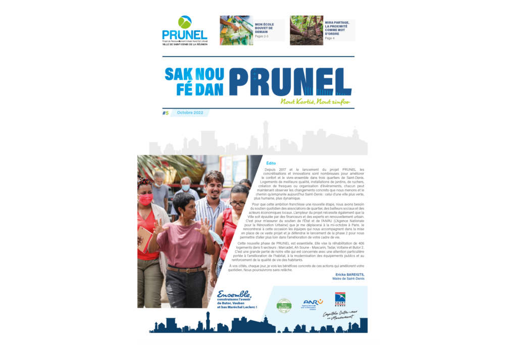 Nout kartié, nout zinfos, le journal n°5 PRUNEL est disponible ! - PRUNEL